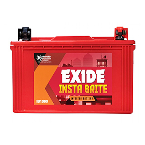 Exide Insta Brite 1000 12v 100ah battery – (Warranty: 36 Months (18 F ...
